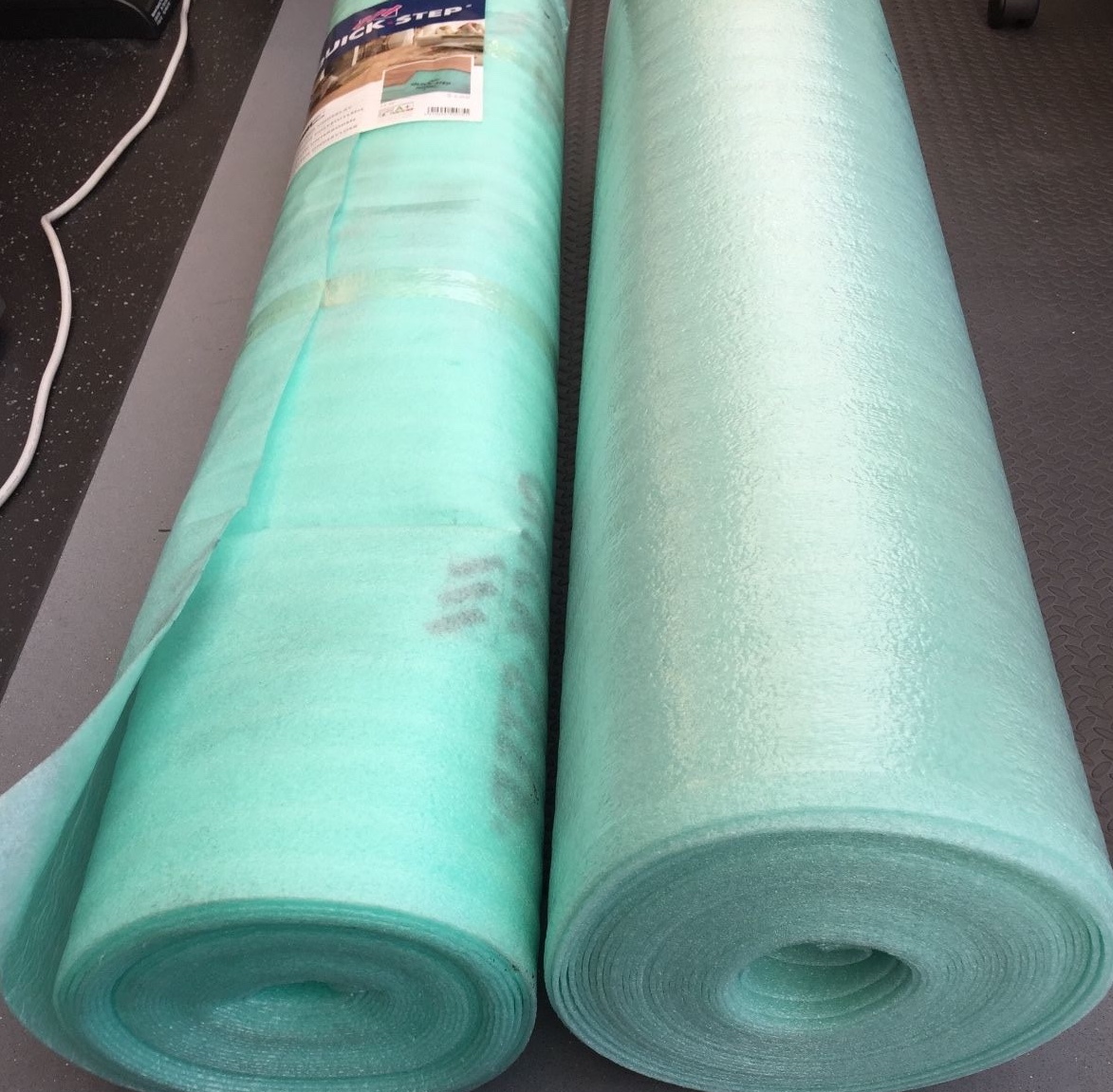3mm 15m2 Green Premium Underlay Wood/Laminate Flooring Damp Proof ...