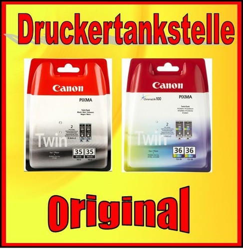 2x Twin Pack Canon PGI-35 CLI-36 Pixma IP 100V IP 110 Pixma Mini 260 ...