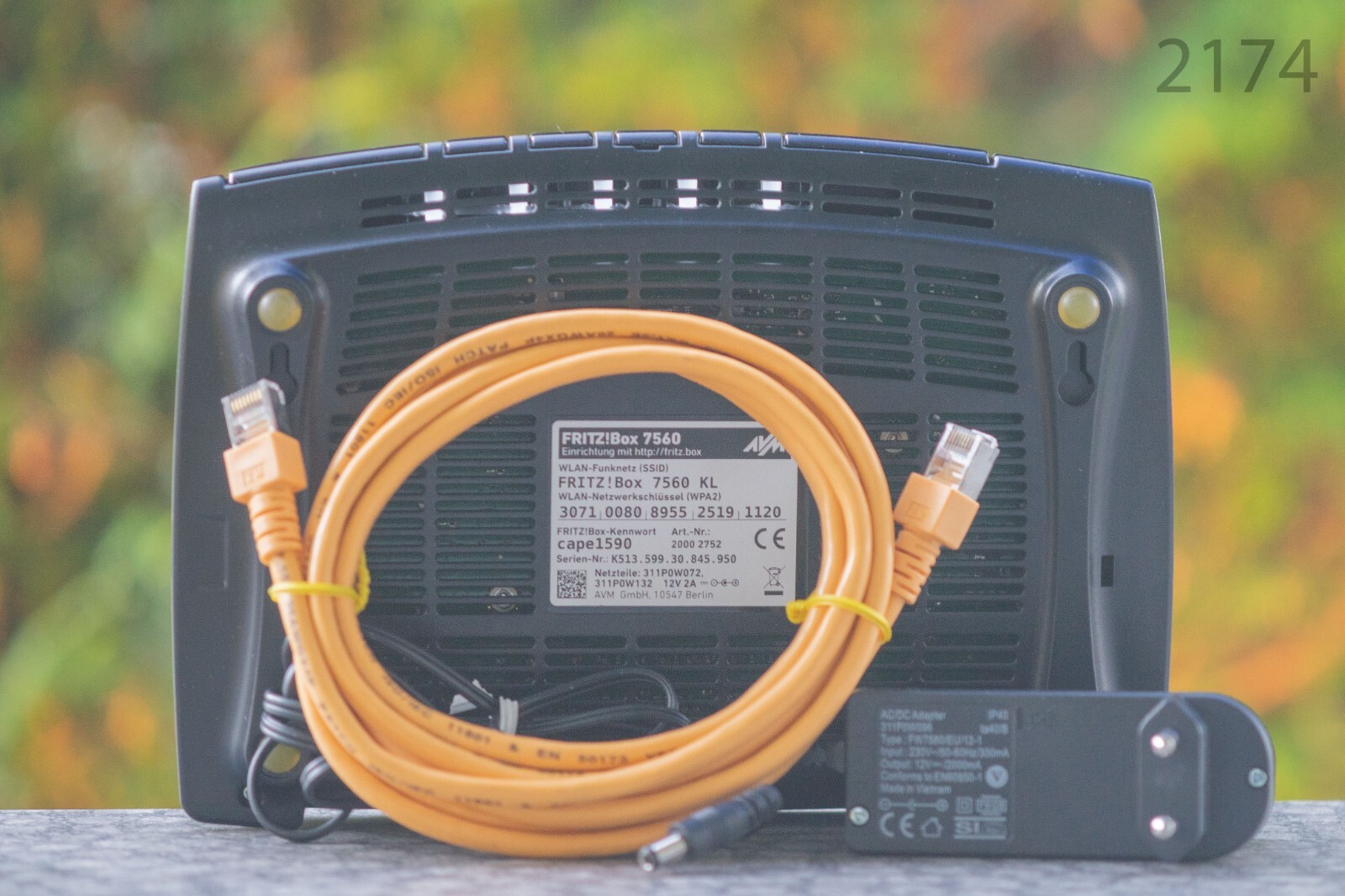 FritzBox 7560 AVM WLAN Router MESH DECT Funk Modem Fritz!box m ...