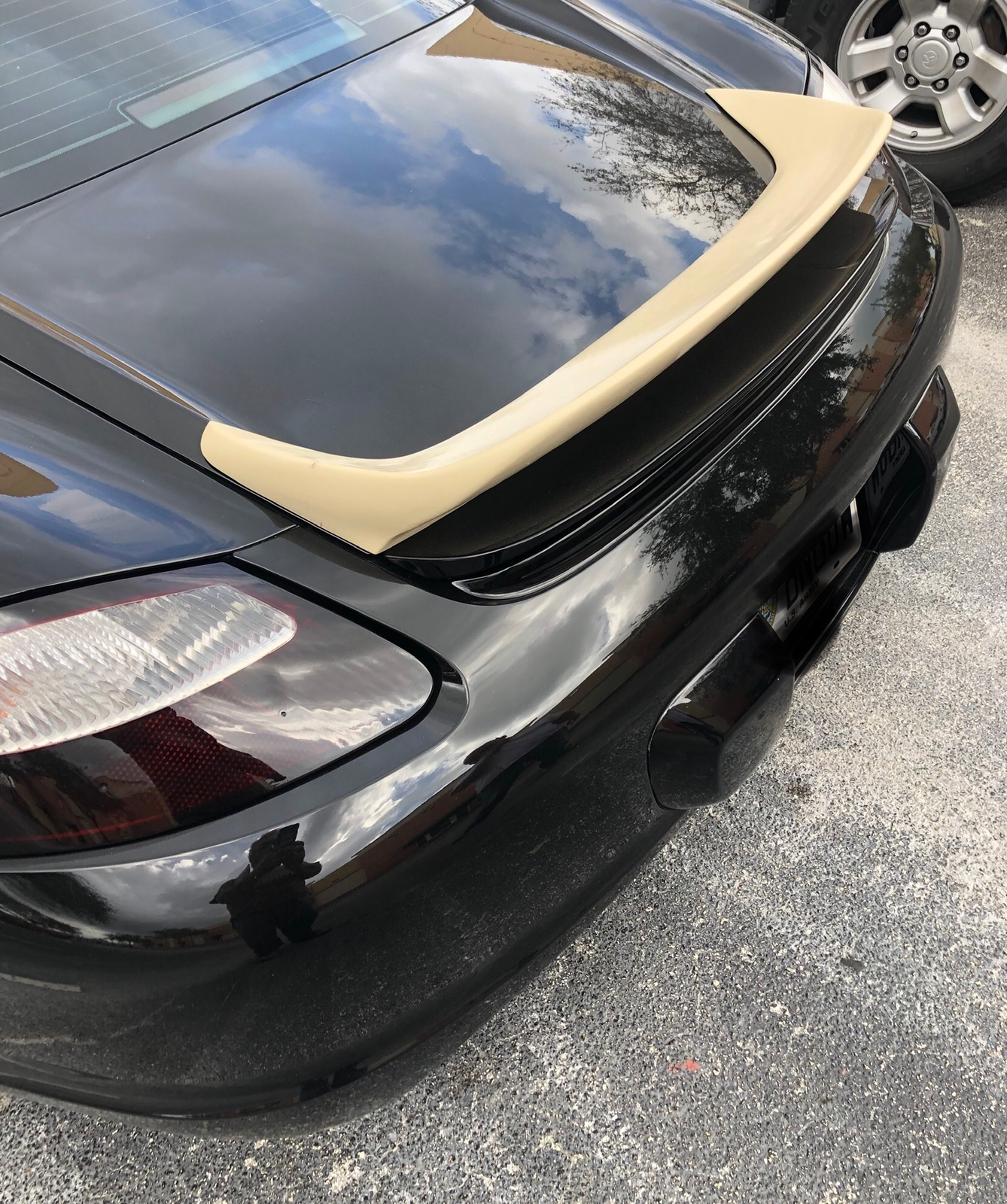 Rear Lip Ducktail Spoiler DS2 Style For Porsche Cayman (987) 2006-2012 ...