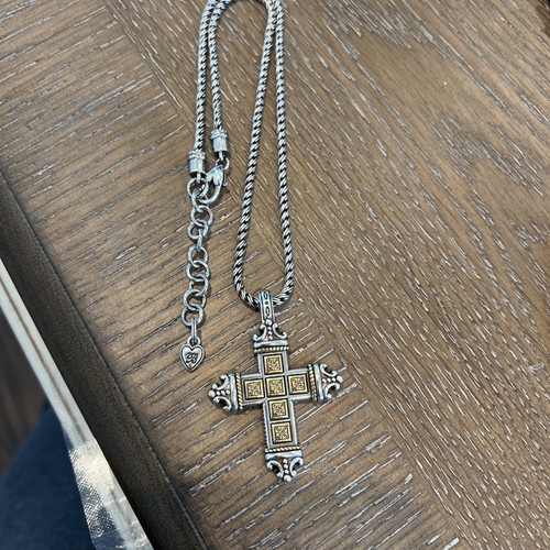Brighton Two Tone Cross Necklace **RETIRED** | eBay