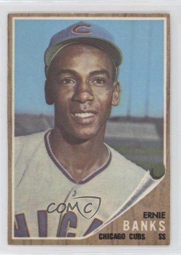 1977 Dover Classic Baseball Cards Reprints Ernie Banks (1962 Topps) HOF ...