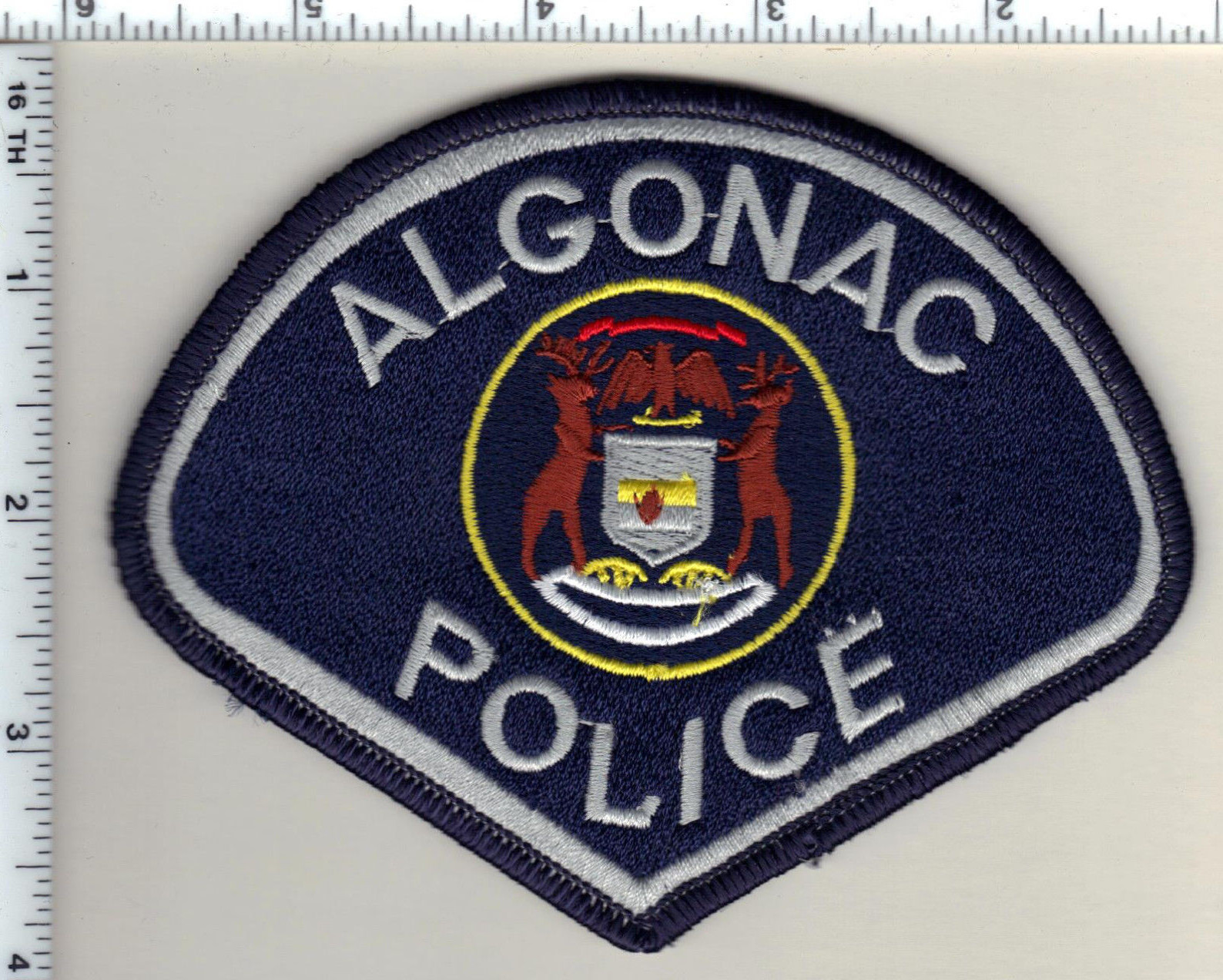 Algonac Police (Michigan) Shoulder Patch - new from 1991 | eBay