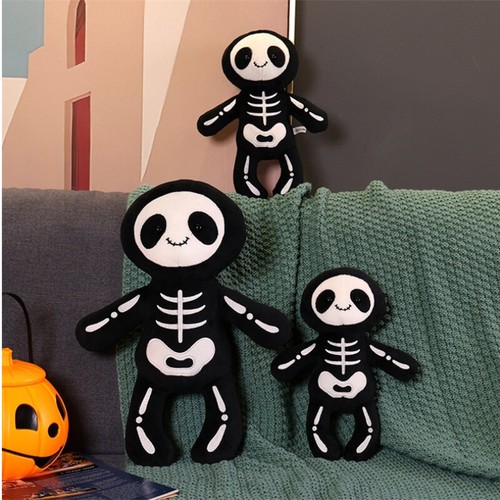 Skull Bob Plush Toy In Short Plush Fabric 28cm In Height Lightweight ...