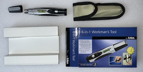 Totes Tandy 6-in-1 Handyman’s Tool w/ Pouch - 2009 New Open Box | eBay