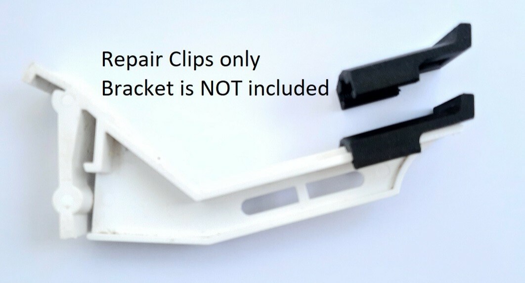 Black Repair Clips for K2 C8043 Conservatory Gutter Bracket (Pack of 4 ...