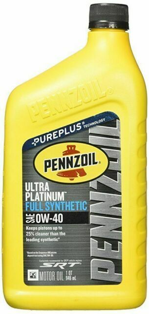 Pennzoil Ultra Platinum 0W-40 Synthetic Huile Moteur (550040856 ...