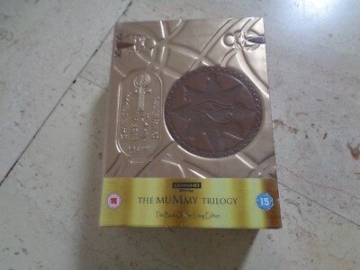 MUMMY TRILOGY 4k UHD BOOK OF THE LIVING 3 Blu-ray SteelBook BOX ...