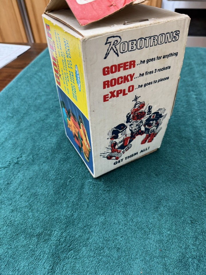 topper toys GOFER Battery Operated Robot Robotronics w Box !!! | eBay