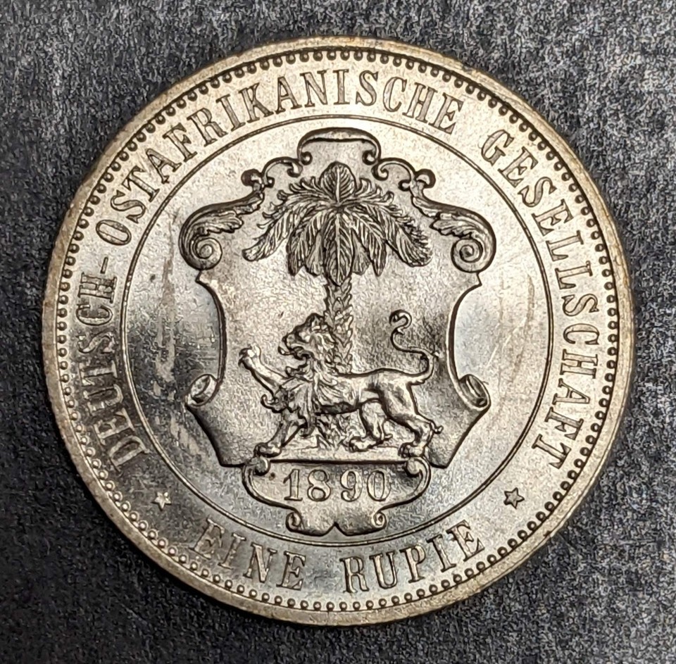 1890 Germany East Africa Silver Rupie | eBay