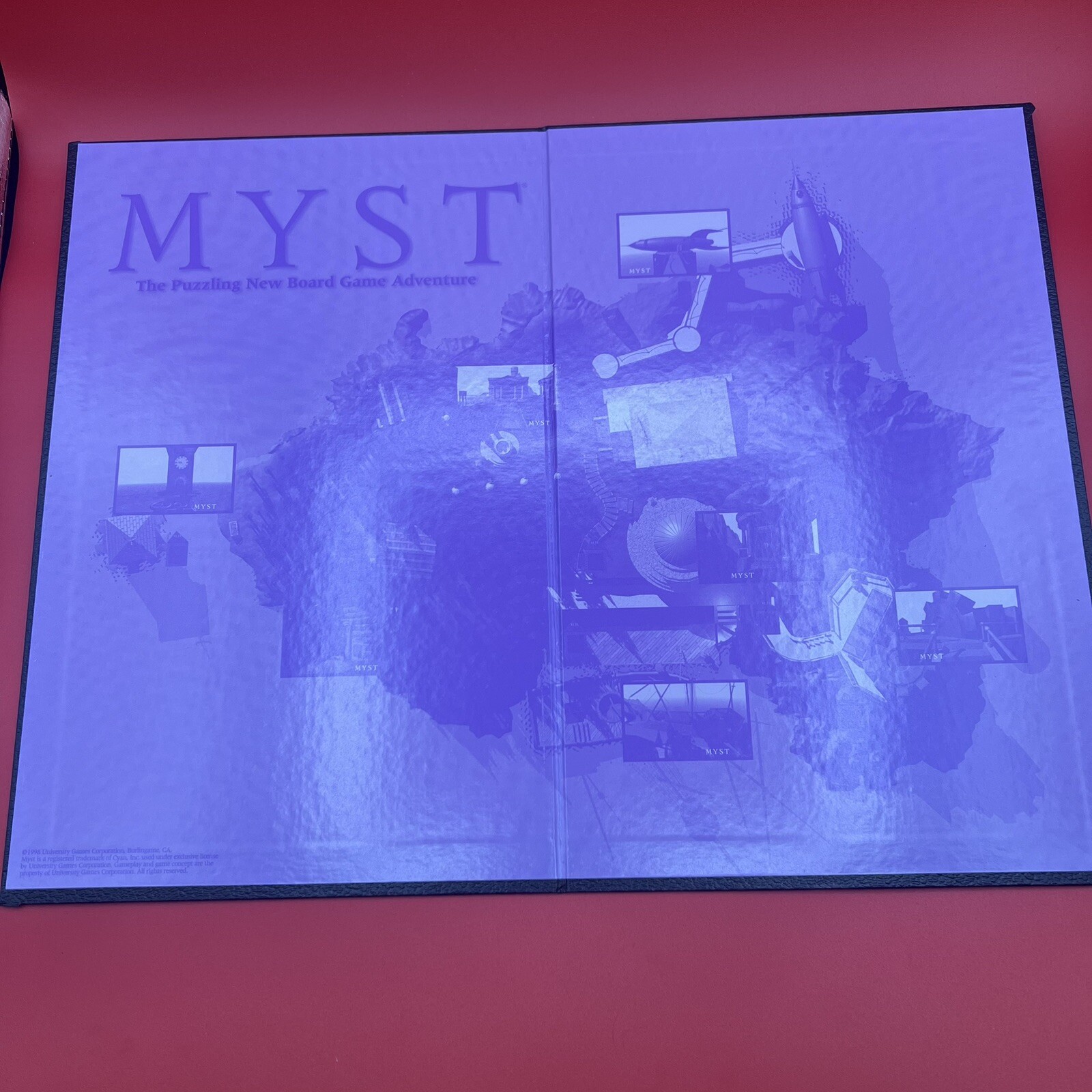 Myst The Puzzling Board Game Adventure 1998 University Games for sale ...