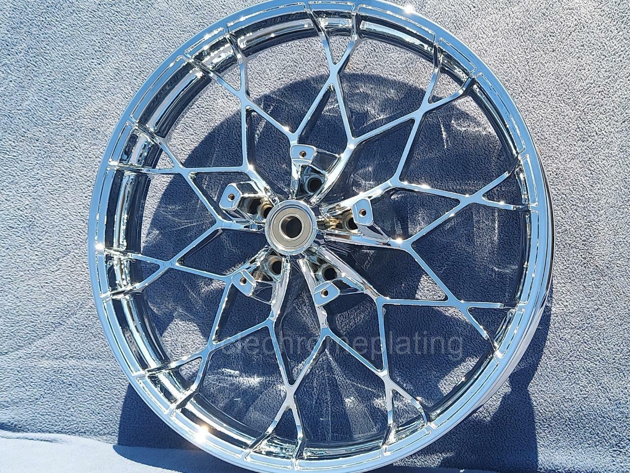 Harley Chrome Prodigy 21" Front 16" Rear Wheels 00-08 Road King Ultra ...