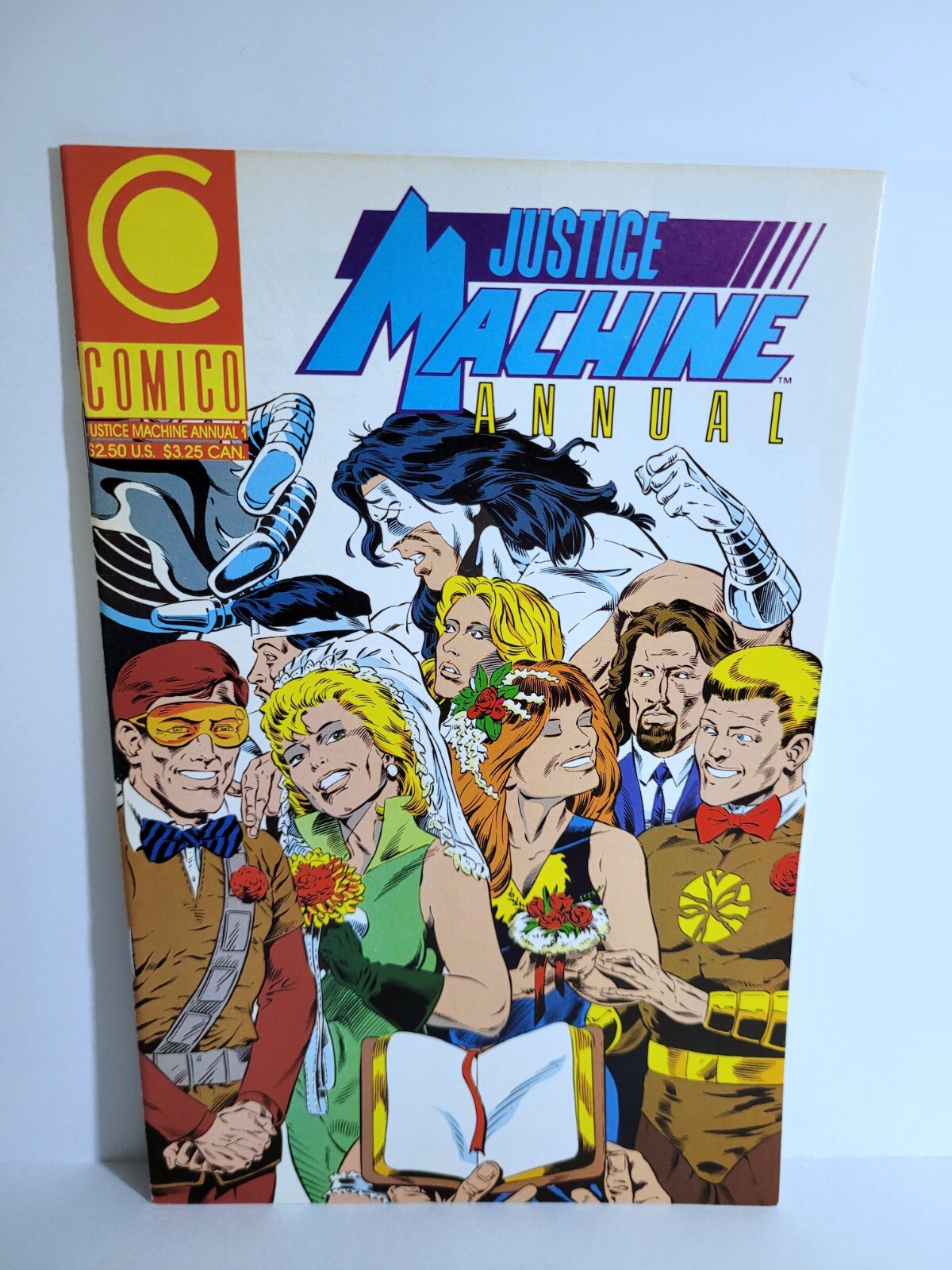 JUSTICE MACHINE ANNUAL #1 COMICO 1989 VF/NM | eBay