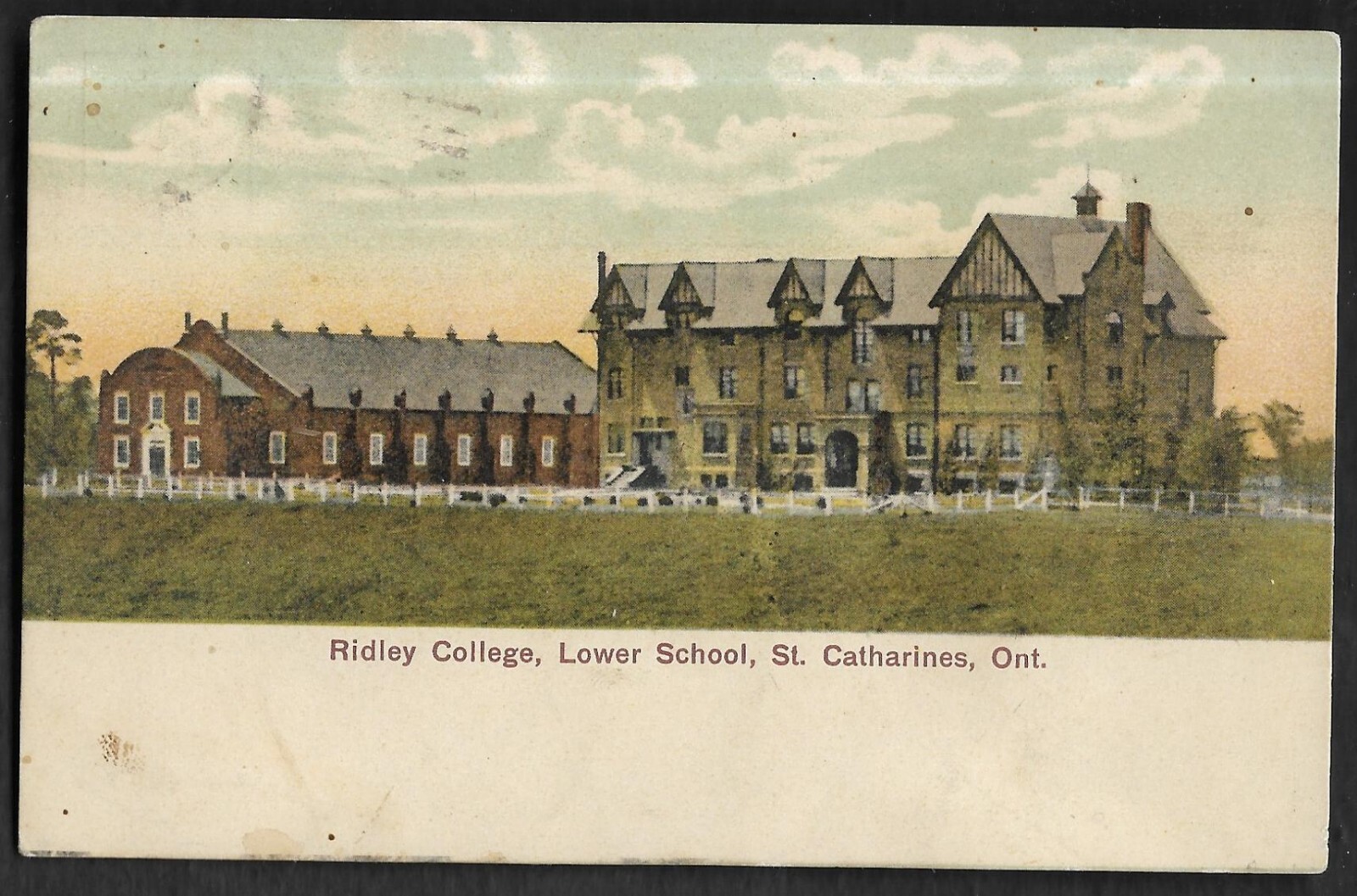 pk89518:Postcard-Vintage View Ridley College,Lower School,St Catharines ...