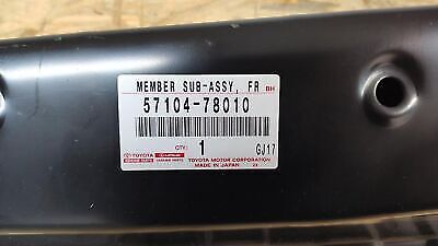Genuine Toyota 57104-78010 Member Sub-assy Front Cross 5710478010 OEM ...