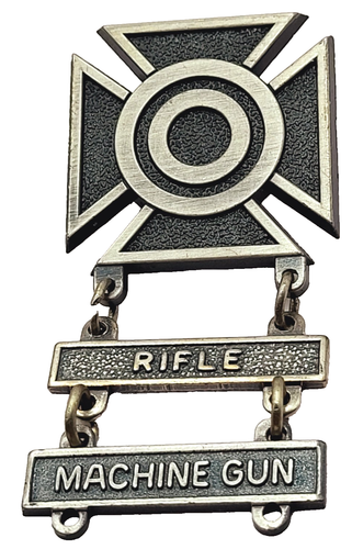 US Army Sharpshooter Qualification Badge Rifle Machine Gun G-GI | eBay