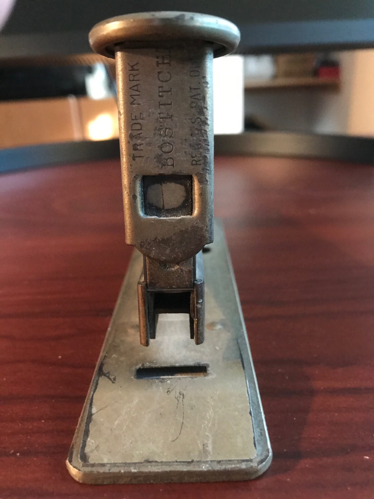Bostitch Antique Stapler - Chas N Smart - Sole Selling Agent - Patent ...
