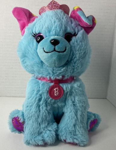 Barbie Loves Pets Blue Princess Puppy Dog Plush Stuffed Animal | eBay