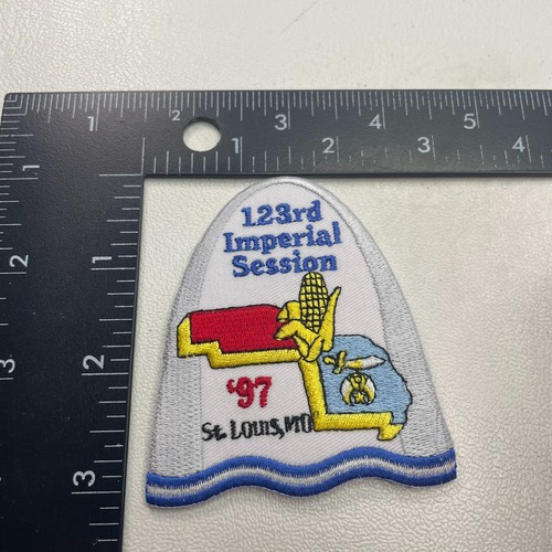 1997 SHRINER 123RD IMPERIAL SESSION ST. LOUIS Missouri Patch State Map ...