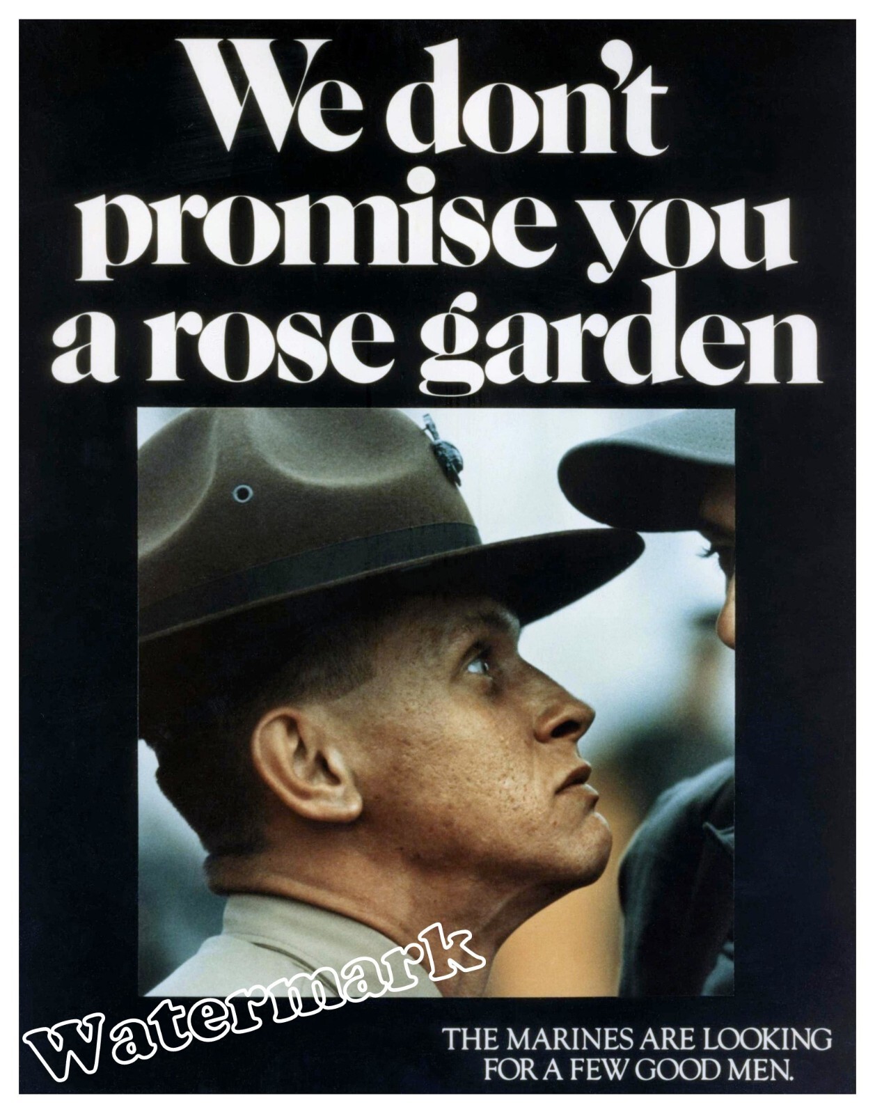 Wall Art / Photo US Marines / USMC We Don't Promise You a Rose Garden ...