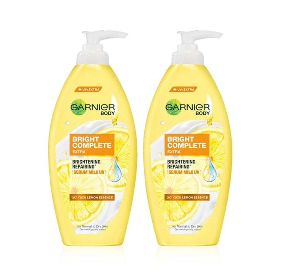 2Pcs Garnier Body Lotion Bright Complete Extra Brightening Moisturizing ...