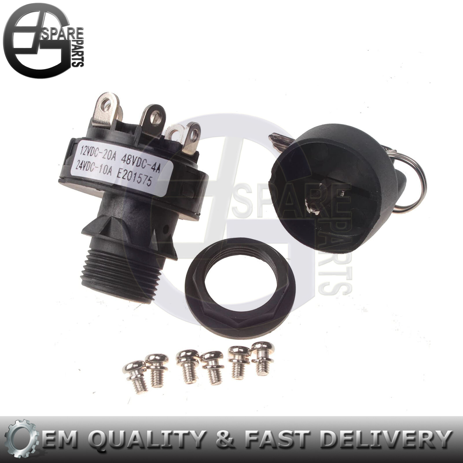 Ignition Switch key 4360469 fits for JLG 12VDC-20A 24VDC-10A 48VDC-4A ...