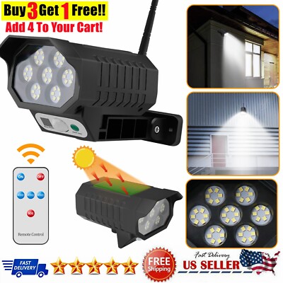 Outdoor Led Solar Light Motion Sensor Security Fake Camera Lamp With ...