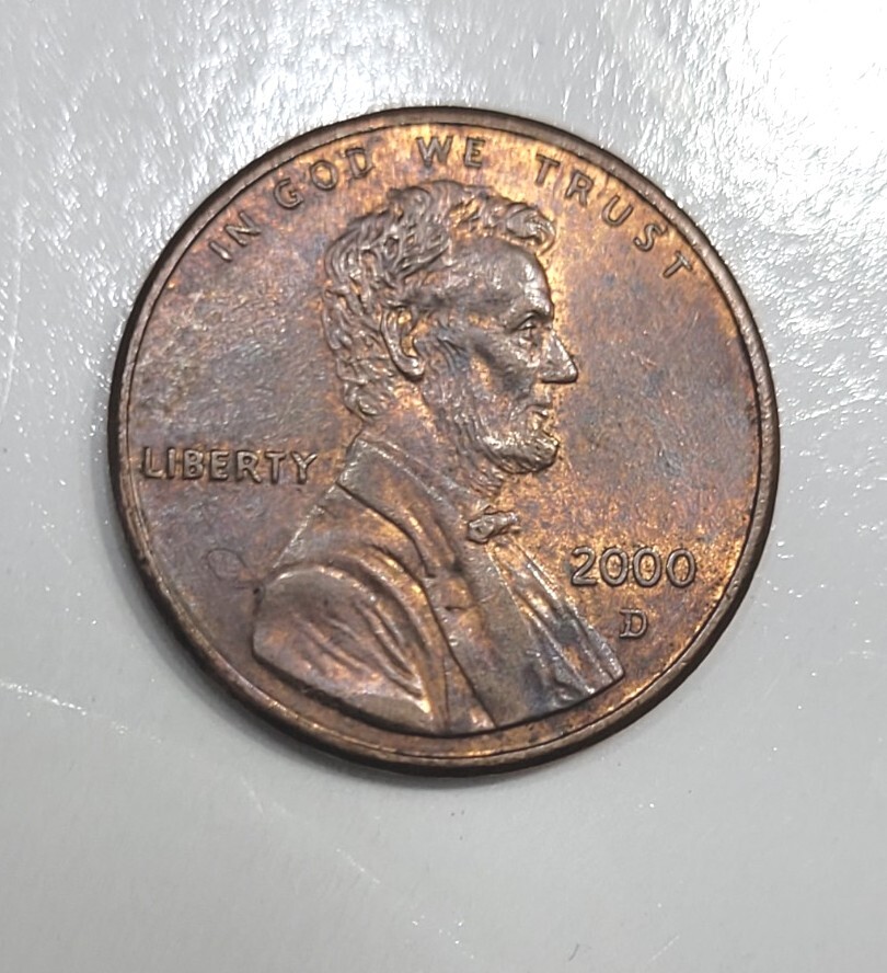 2000-D Lincoln Memorial Penny Close AM-Slightly Off Center-Ddr | eBay