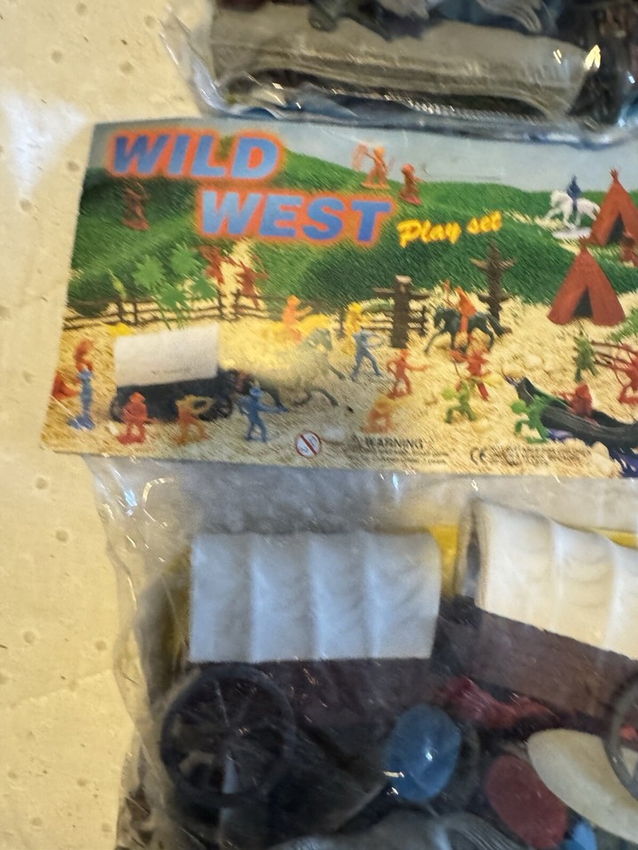 New Sealed Vintage Wild West Toys Two Sets | eBay