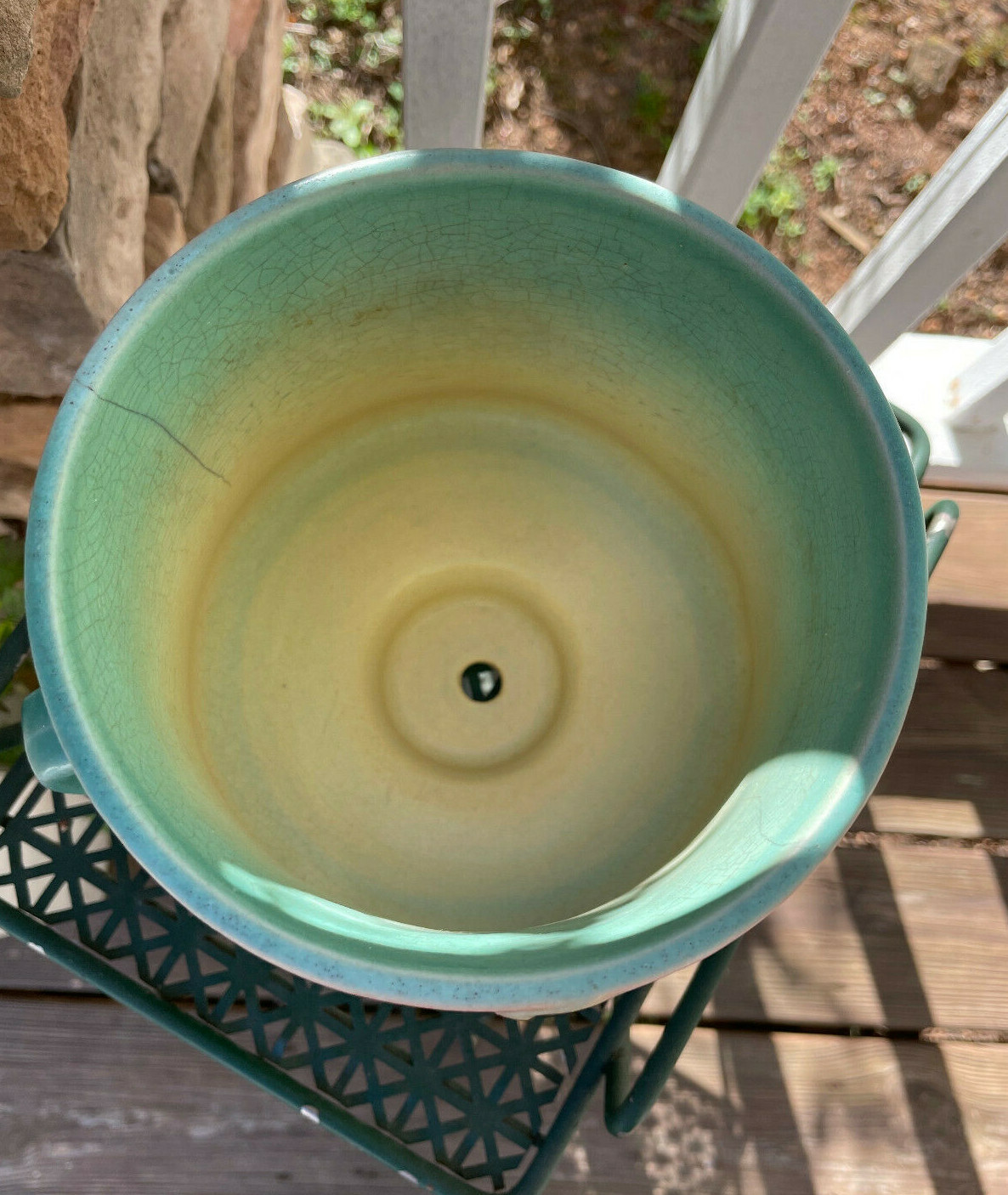 Vintage 1940s ROSEVILLE Pottery Poppy Flower Pot Planter + Saucer #643 ...