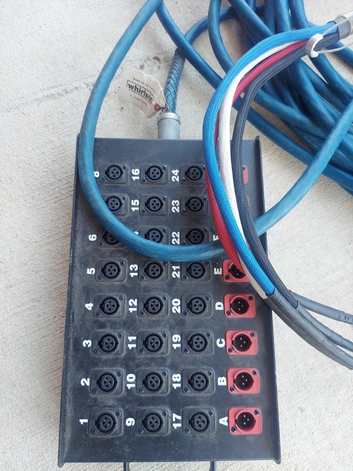 whirlwind snake 24 inputs 8 outputs 100 feet | eBay