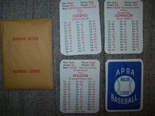 Original 1974 APBA Baseball Cards with XBs complete | eBay
