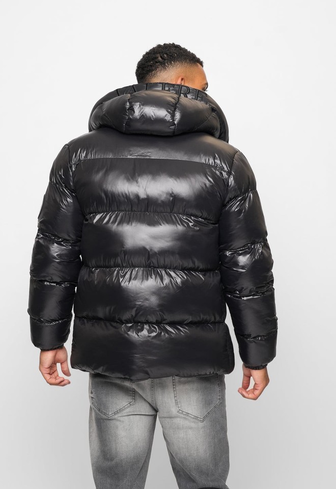 Valere Milano Mens Puffer Bubble Jacket Hooded Padded Puffa Winter Coat ...