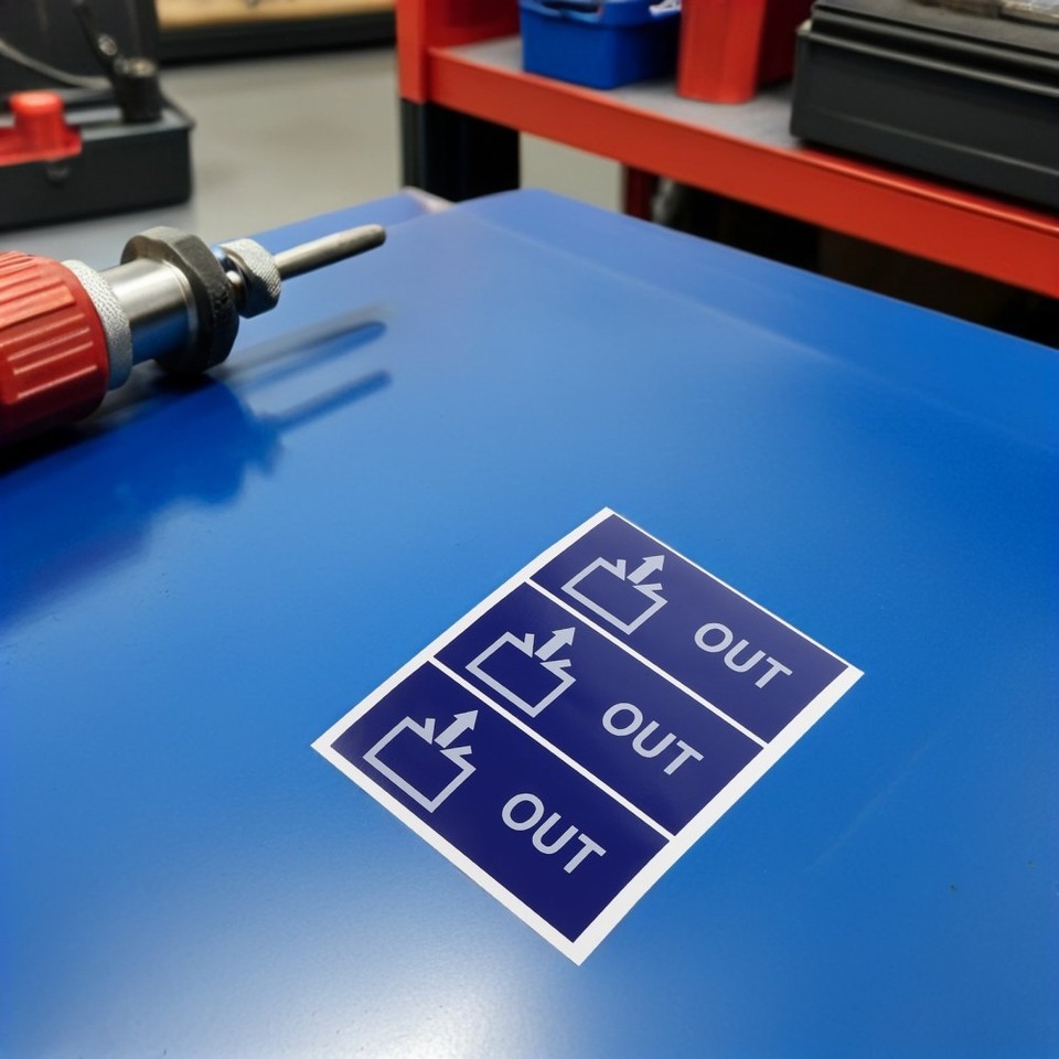 12 Pcs Mechanical Oil Port Label Equipment Safety Sticker Fuel Inlet ...