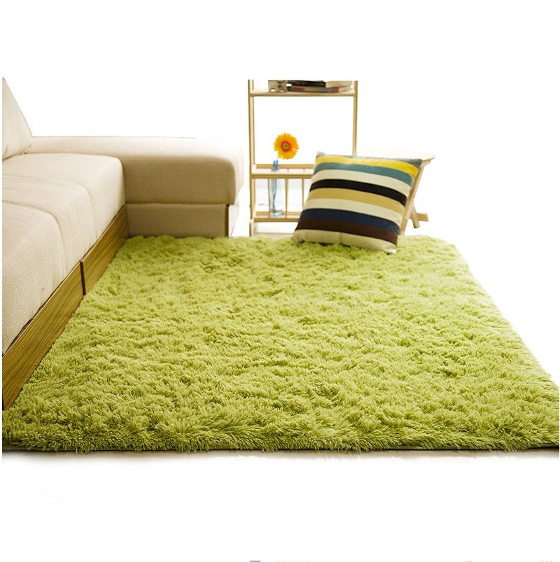 Shaggy Fluffy Rugs Anti-Skid Area Rugs Dining Room Carpet Home Bedroom ...
