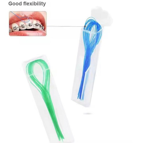 Dental Floss Threaders Loop Easier Flossing Implant Needle wire Bridges ...