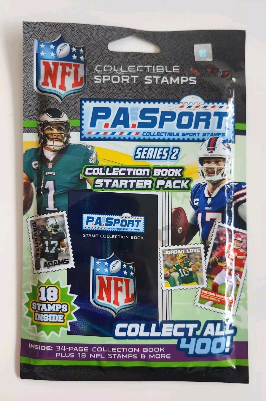 2022 P.A. Sport NFL Series 2 Starter Pack 18 Stamps | eBay