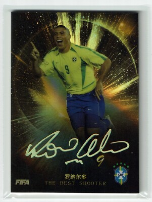 Ronaldo R9 2024 China K Card The Best Shooter Holo Gold Brazil | eBay