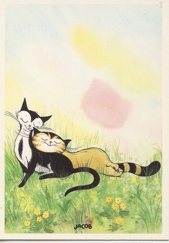 POSTCARD CARTE POSTALE / ILLUSTRATEUR / JACOB / HARTMANN / THE CAT ...