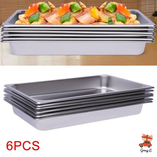 Stainless Steel Hotel Pan Food Pans Tray 20 x 13" Catering Supplies ...