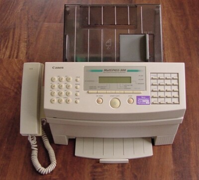 VINTAGE CANON MULTIPASS 800 FAX & COPIER MACHINE W/ TELEPHONE - FS | eBay