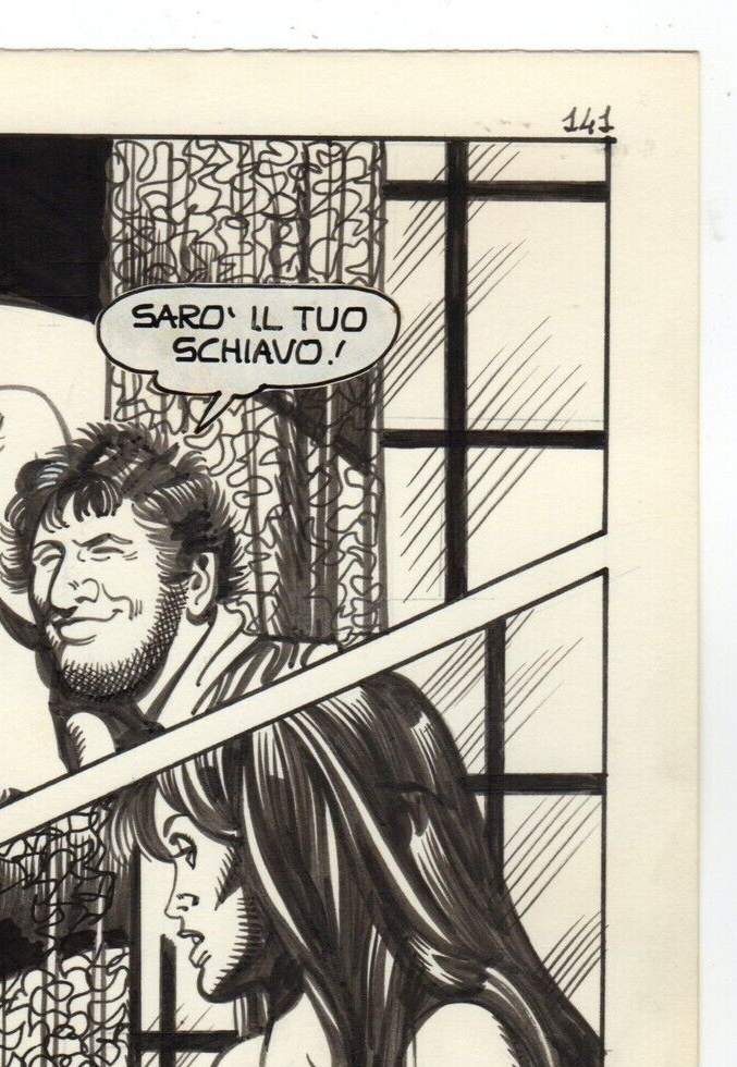 PAOLO MORISI - TAVOLA ORIGINALE ZORA - VIAGGIO MACABRO - SUPPL. A I ...