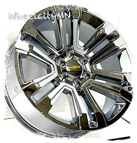 20" chrome OE replica 23217243 wheels fits 2022 Chevy Silverado 1500 ...