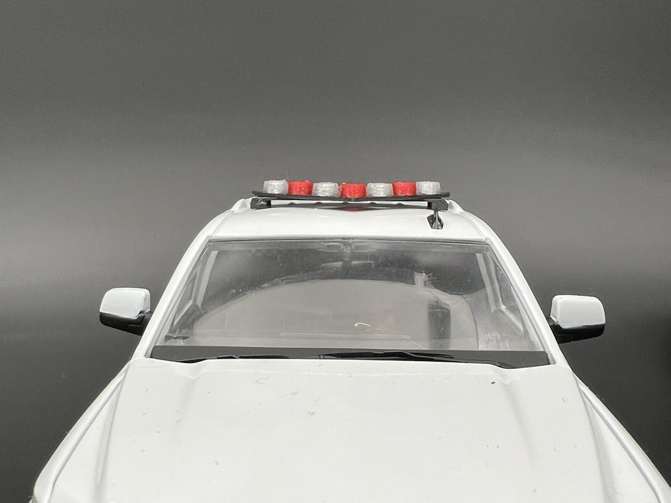 1/24 25 27 LED Ready NYPD Red Federal Signal Vision SLR Lightbar Police ...