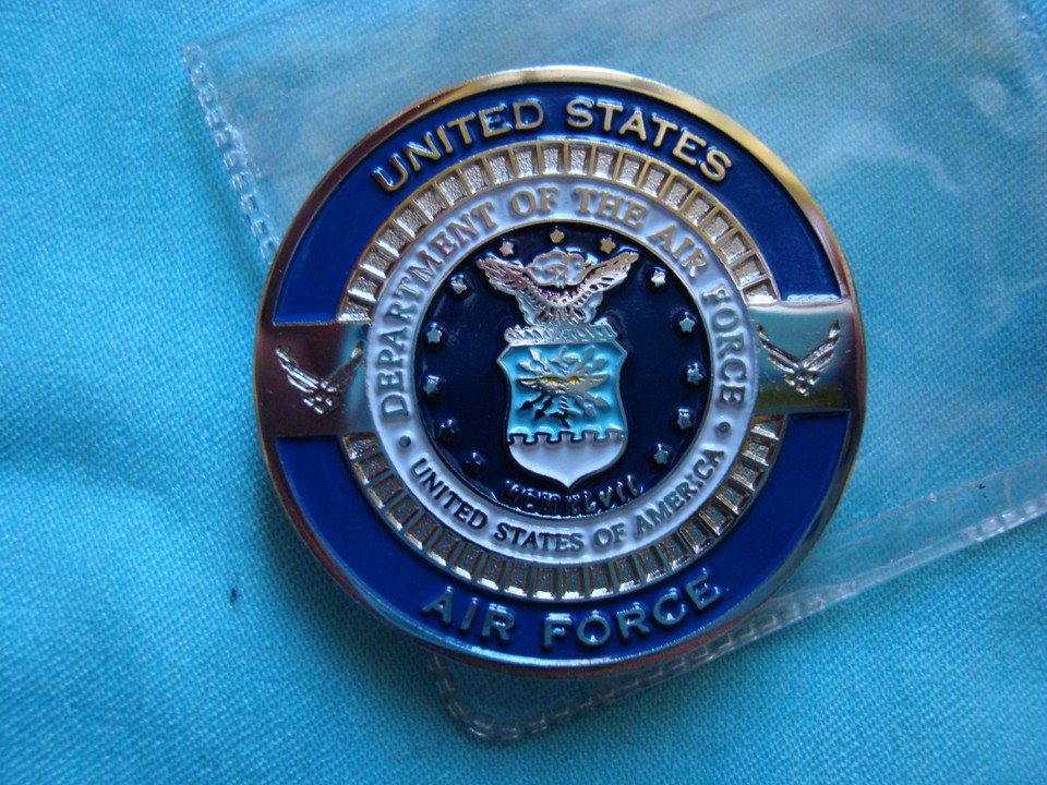 CHALLENGE COIN US AIR FORCE 1st LIEUTENANT + PLASTIC POUCH | eBay
