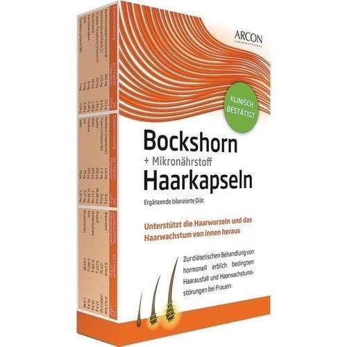 BOCKSHORN + MIKRONAEHRSTOFF Haarkapseln Tisane p 180St PZN: 5010569 ...