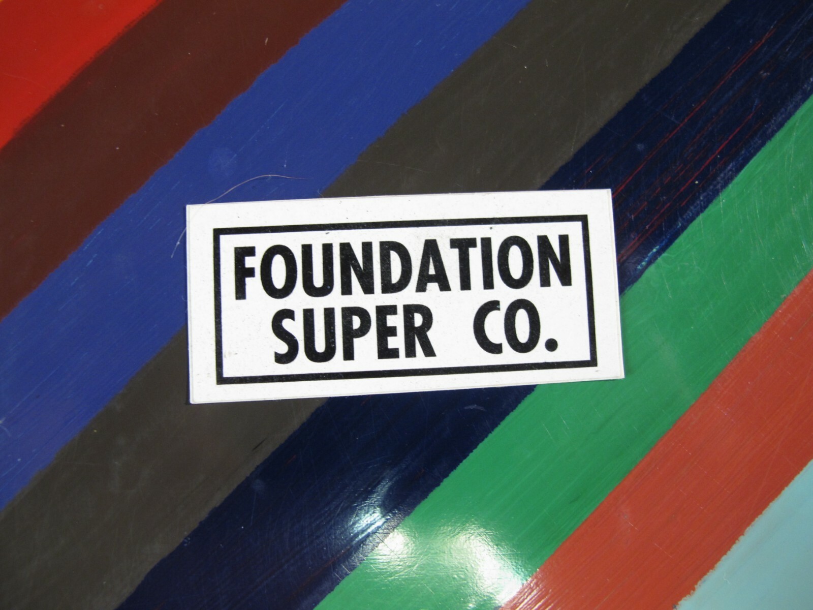 vtg 1990s 2000s Foundation skateboards sticker - Swank Lovely earlier ...