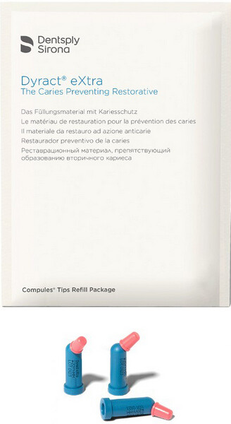 DYRACT EXTRA COMPULES DENTSPLY 20x0,25 gr B3. DENTAL COMPOMER. | eBay