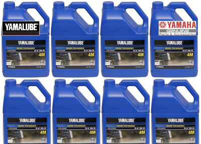 YAMAHA YAMALUBE 4M Outboard 4-Stroke Engine Oil 10W30 FC-W | 10W30 | 8x ...