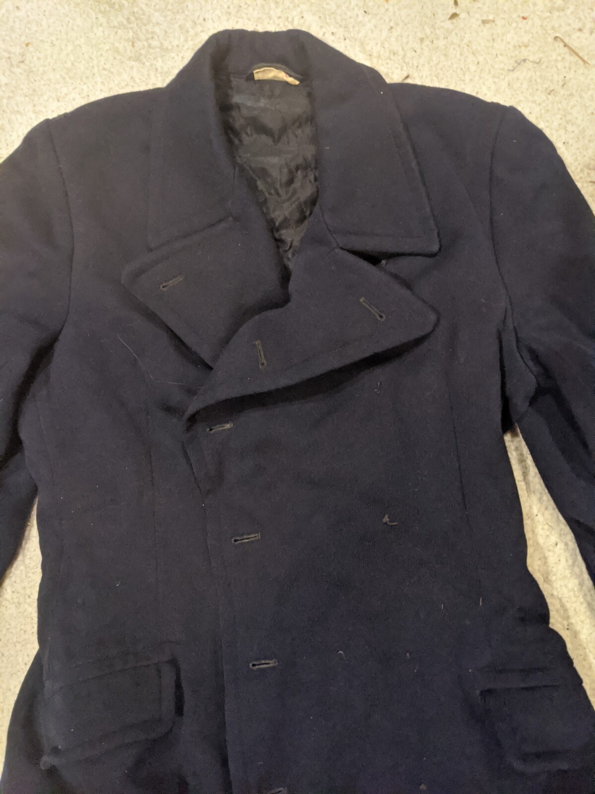 1990's East German Grenztruppen Der DDR Blue Wool Tre… - Gem